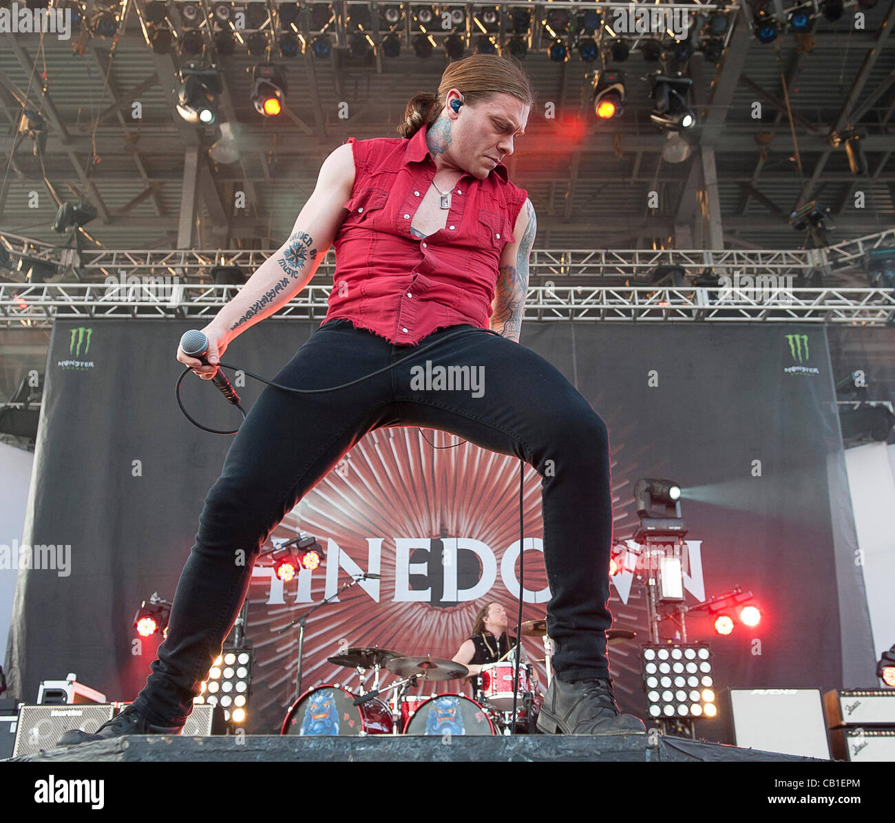 May 19, 2012 - Columbus, Ohio; USA - Singer BRENT SMITH of the band ...