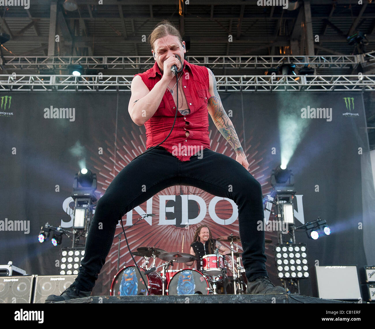 May 19, 2012 - Columbus, Ohio; USA - Singer BRENT SMITH of the band ...