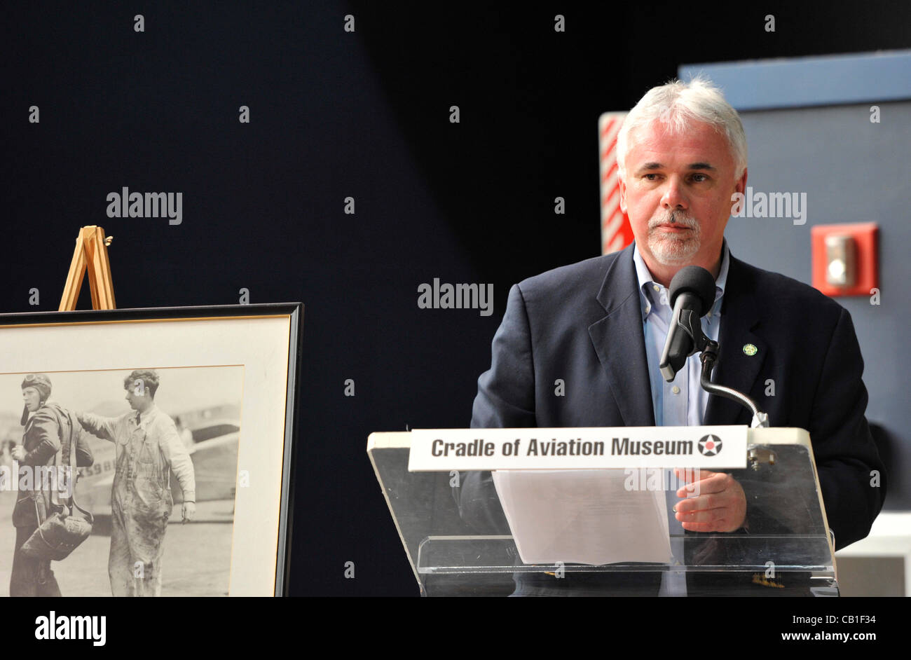 Andy Parton, Executive Director of Cradle of Aviation Museum, during ...