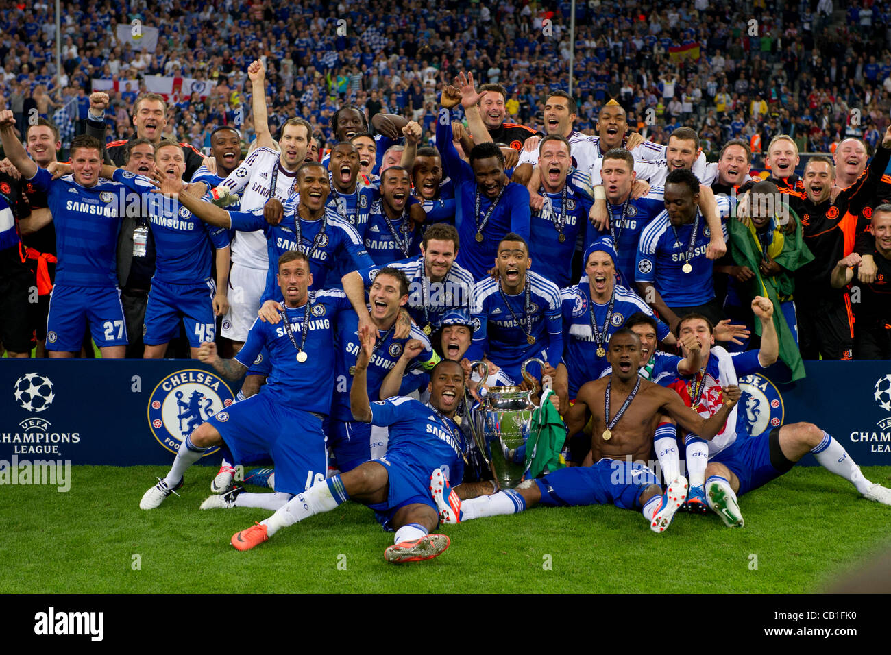 Chelsea team group (Chelsea), MAY 19, 2012 - Football / Soccer ...