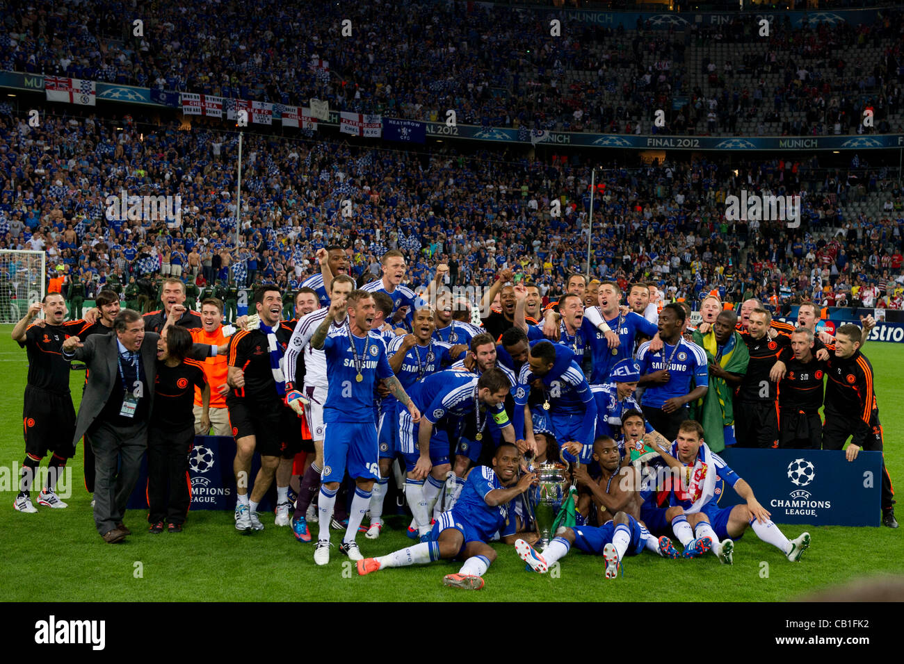 Chelsea team group (Chelsea), MAY 19, 2012 - Football / Soccer ...