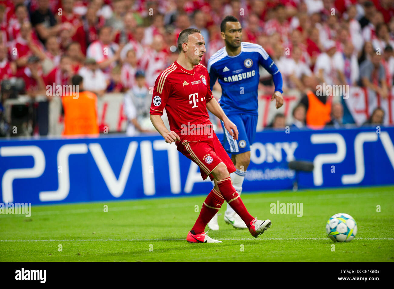 Uefa champions league 2011 2012 final match hi-res stock photography ...