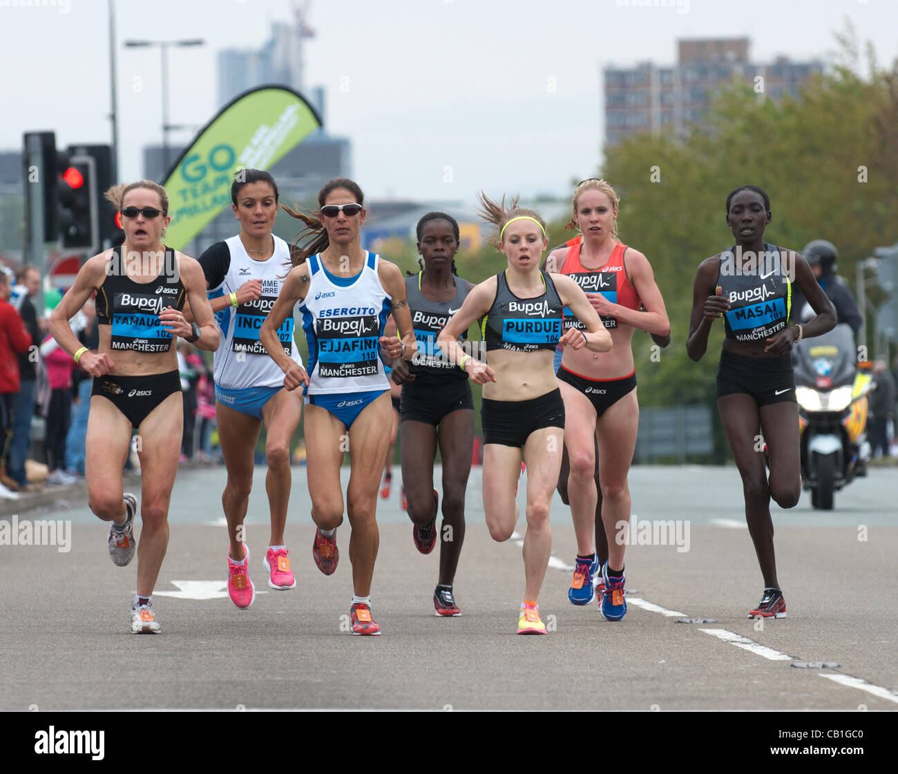 20-05-2012 Manchester, UK. Great Manchester 10k Run.Charlotte Purdue ...
