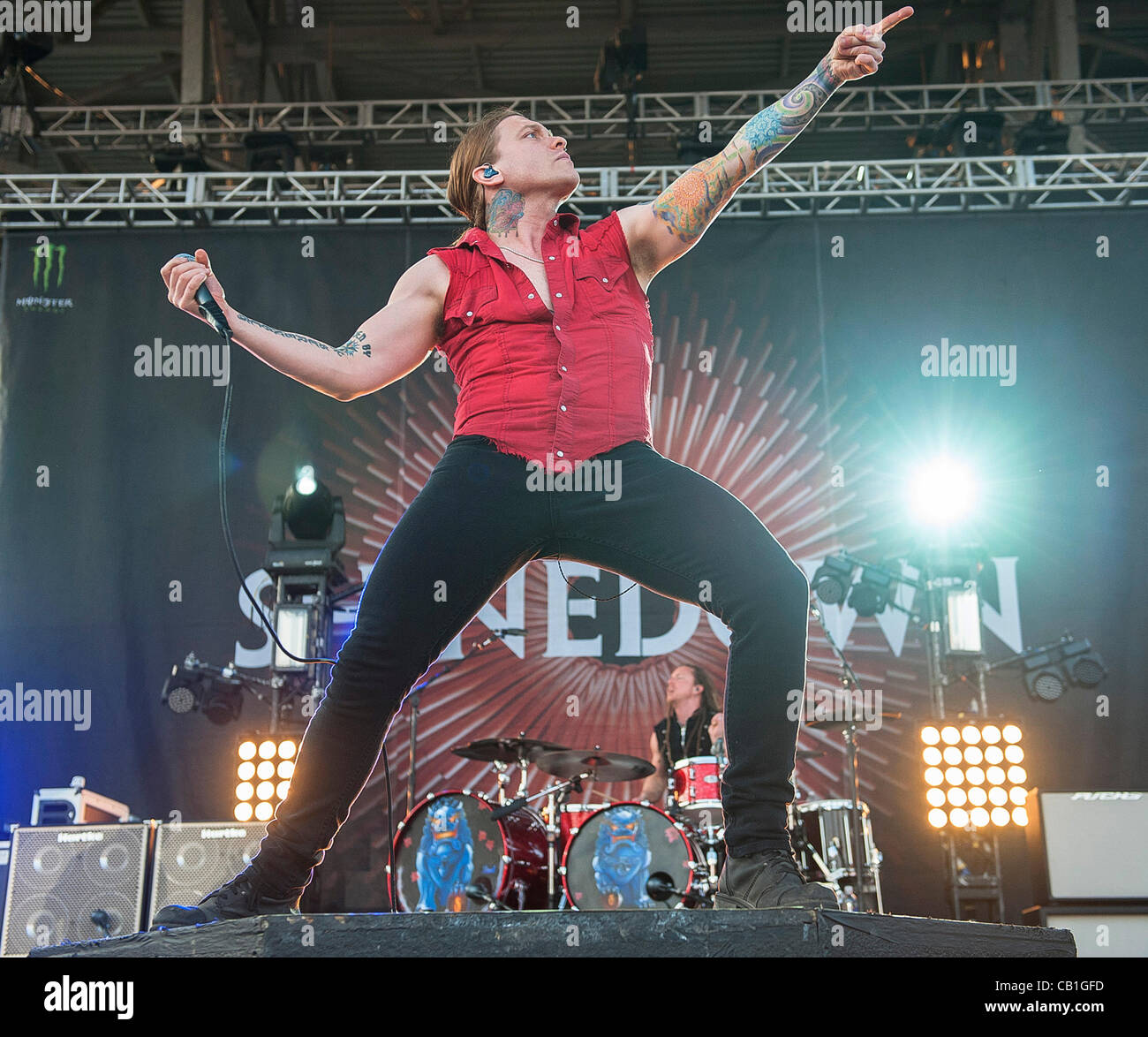 May 19, 2012 - Columbus, Ohio, U.S. - Singer BRENT SMITH of the band ...