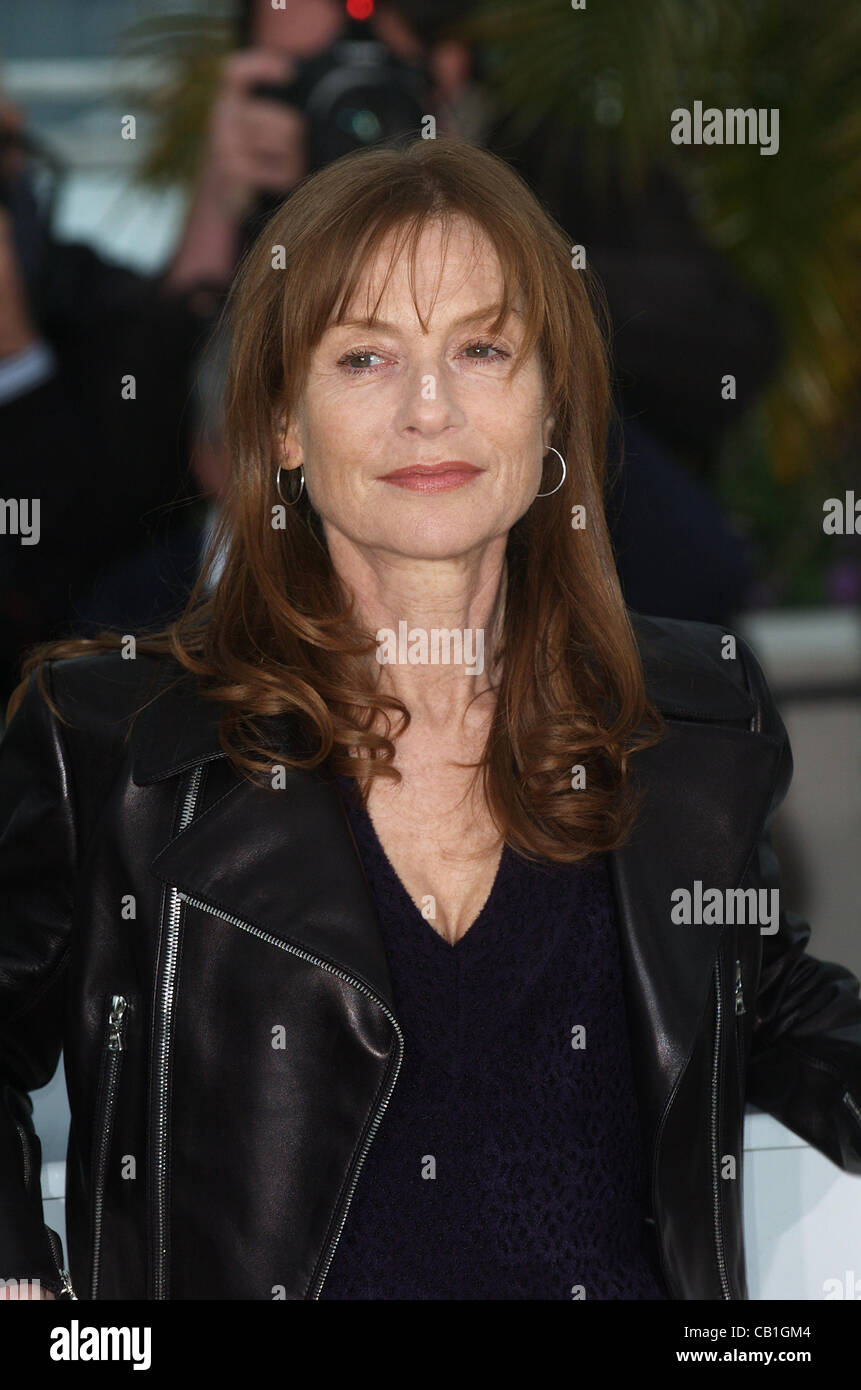 Cannes, France. 20/05/2012. Actress Isabelle Huppert attends the 'Amour ...