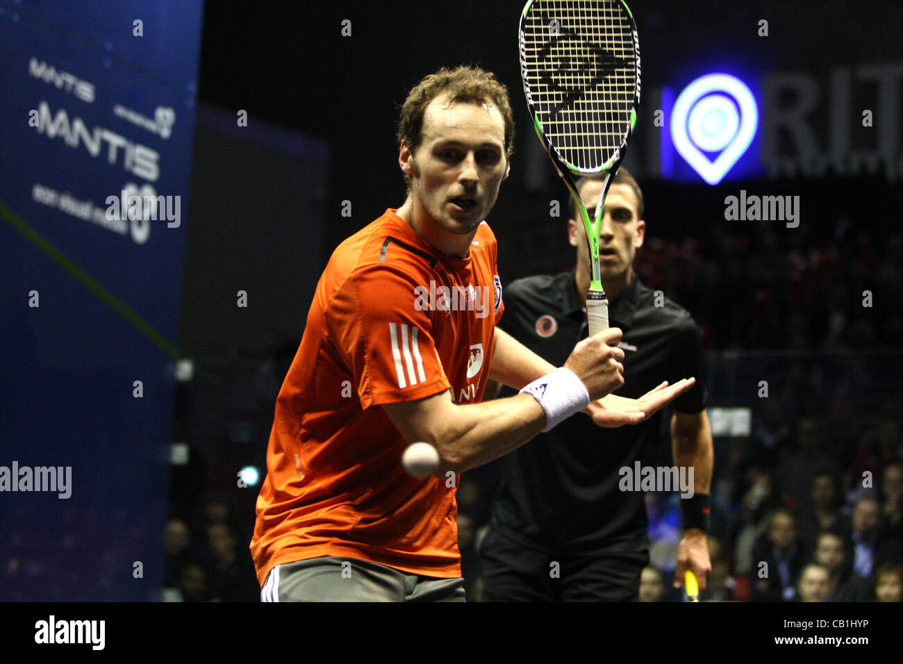 18.05.2012 The O2, London, England. Greg Gaultier (FRA) in action ...