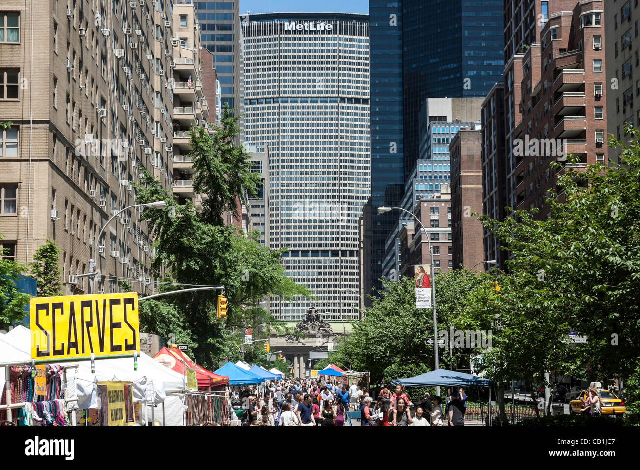New York, USA. 20 May, 2012. Midtown Manhattan blocks are closed to ...