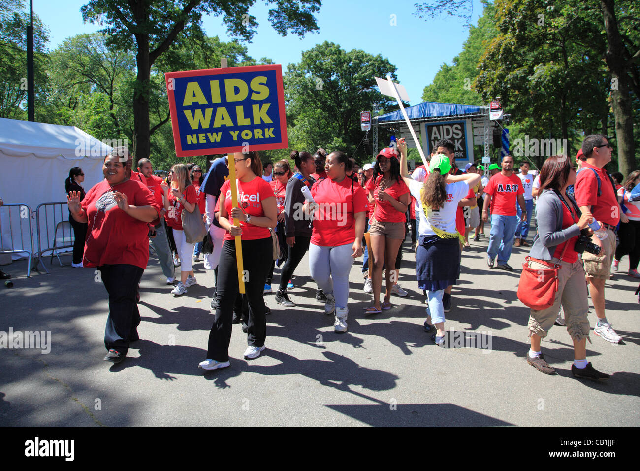 Aids walk new york hi-res stock photography and images - Alamy
