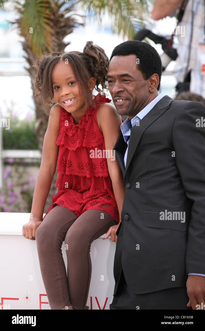 Actress Quvenzhané and actor Dwight Henry at the Beasts of the Southern ...