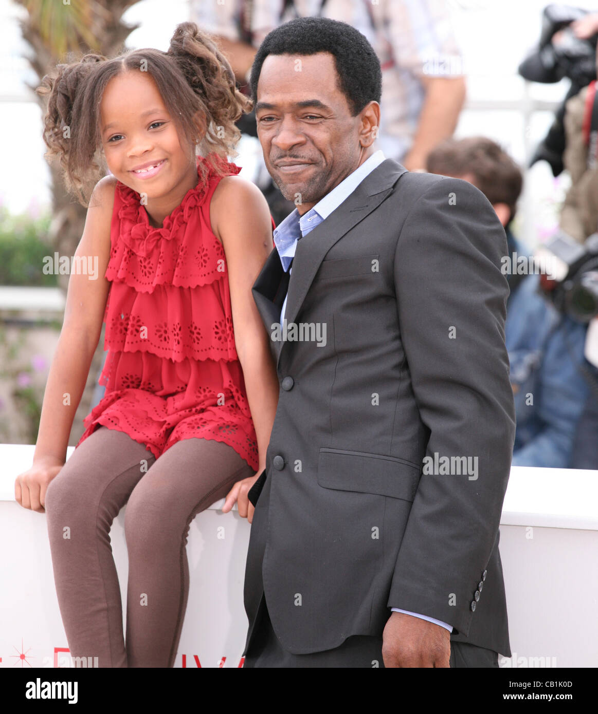 Actress Quvenzhané and actor Dwight Henry at the Beasts of the Southern ...