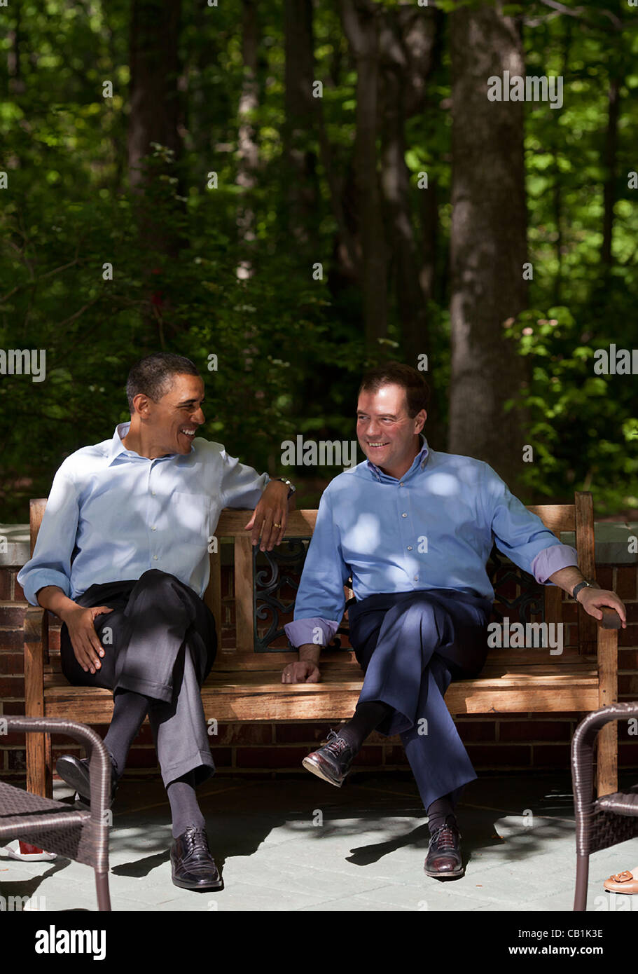 President Barack Obama talks with Prime Minister Dmitry Medvedev of ...