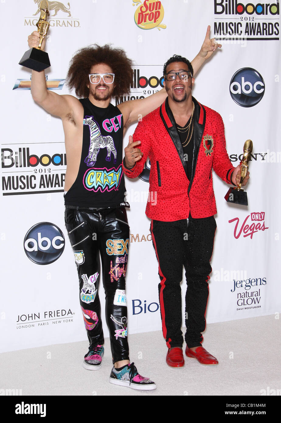 REDFOO & SKYBLU AKA LMFAO 2012 BILLBOARD MUSIC AWARDS PRESSROOM LAS ...