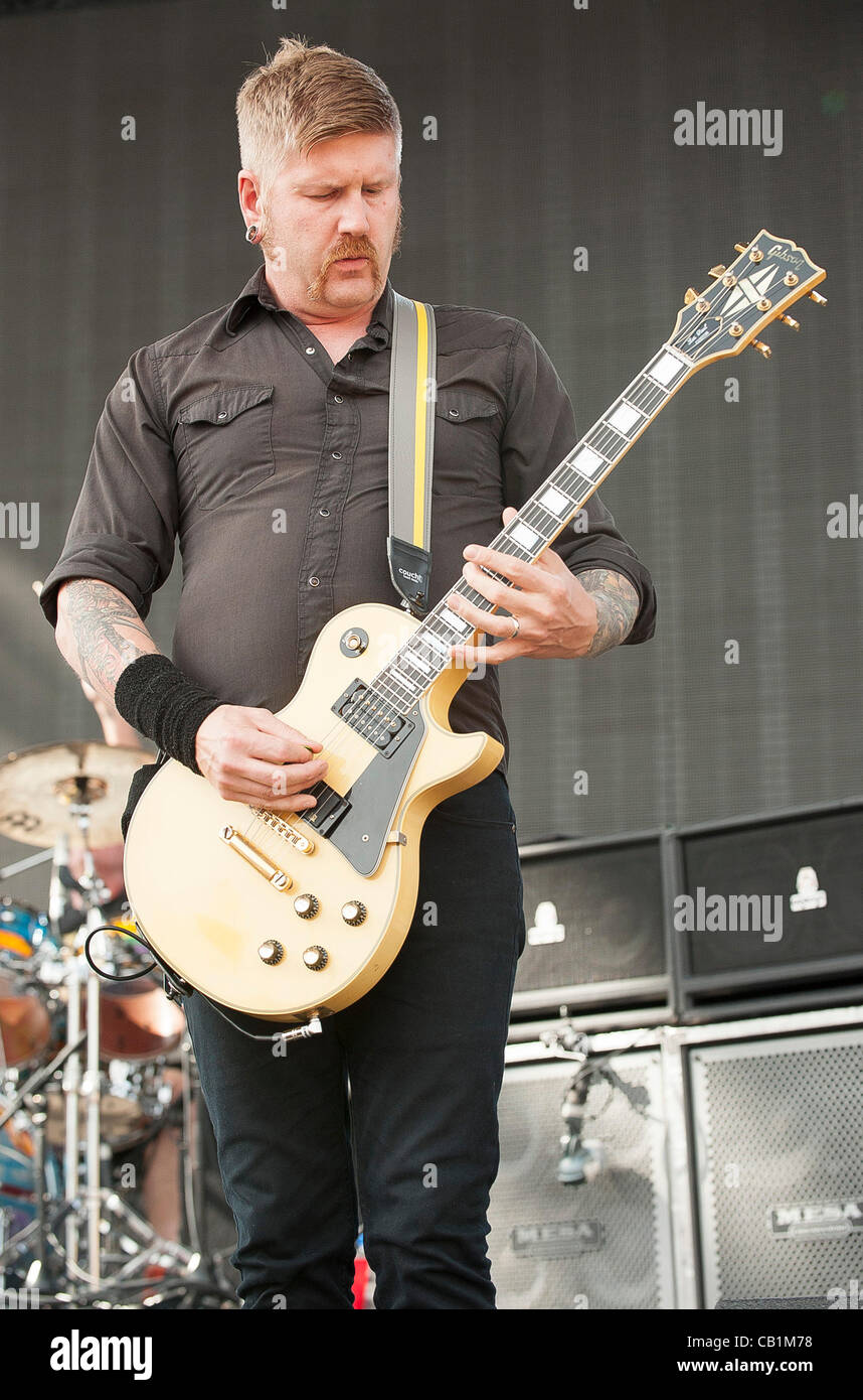 May 20, 2012 - Columbus, Ohio; USA - Guitarist BRANN DAILOR of the band ...