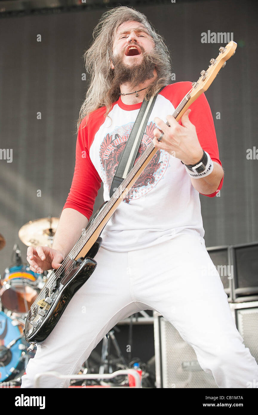 Troy sanders bass guitarist mastodon hi-res stock photography and ...