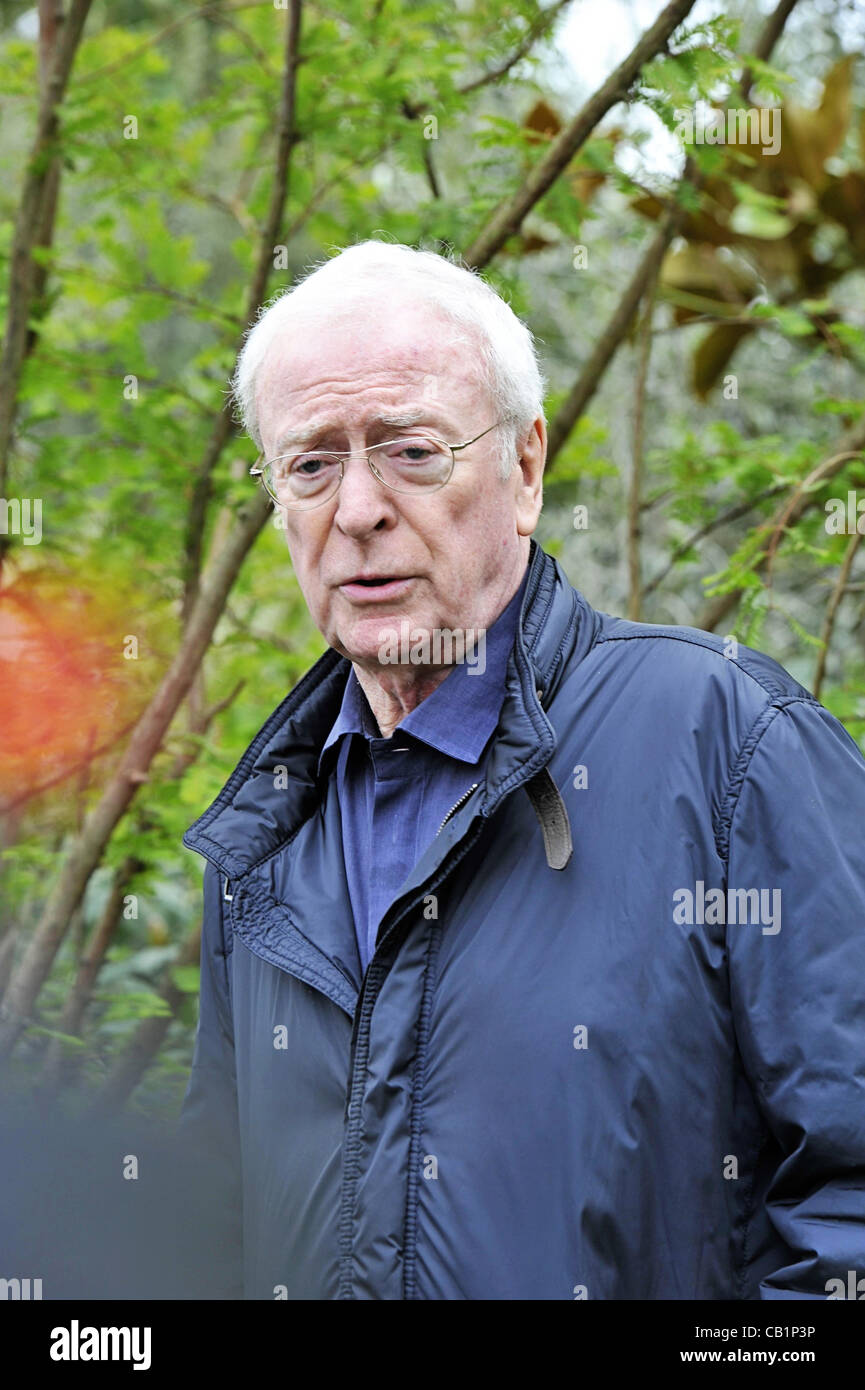 London, UK. 21 May, 2012. Actor Sir Michael Caine, CBE visits the RHS ...