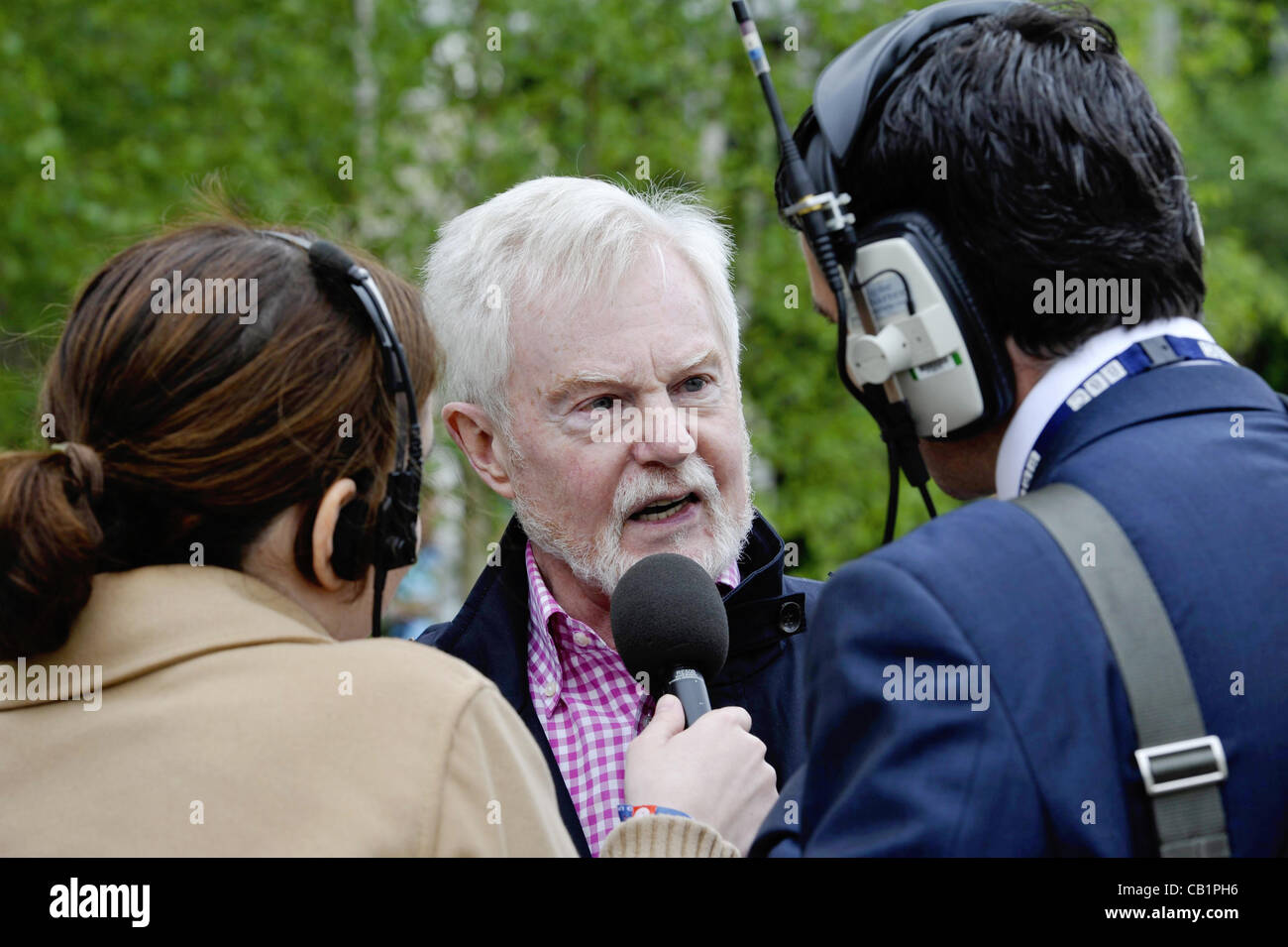 London, UK. 21 May, 2012. Actor Sir Derek Jacobi, CBE at the RHS ...