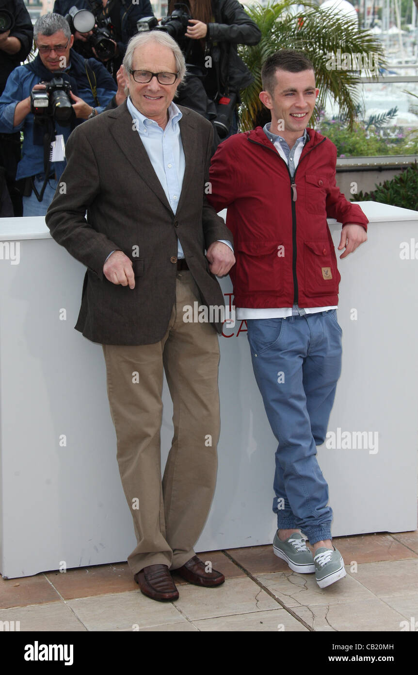 KEN LOACH & PAUL BRANNIGAN THE ANGEL'S SHARE PHOTOCALL CANNES FILM ...