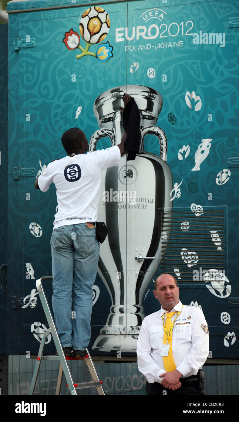 May 18, 2012 - Donetsk, Russia - May 18,2012. UEFA Euro-2012 Cup ...