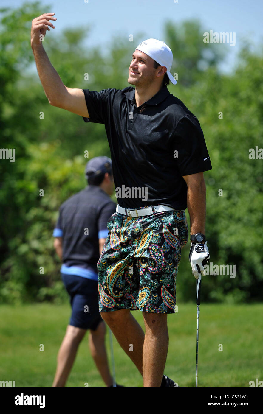 May 20, 2012 - Ann Arbor, Michigan, U.S - Detroit Lion tight end Tony ...