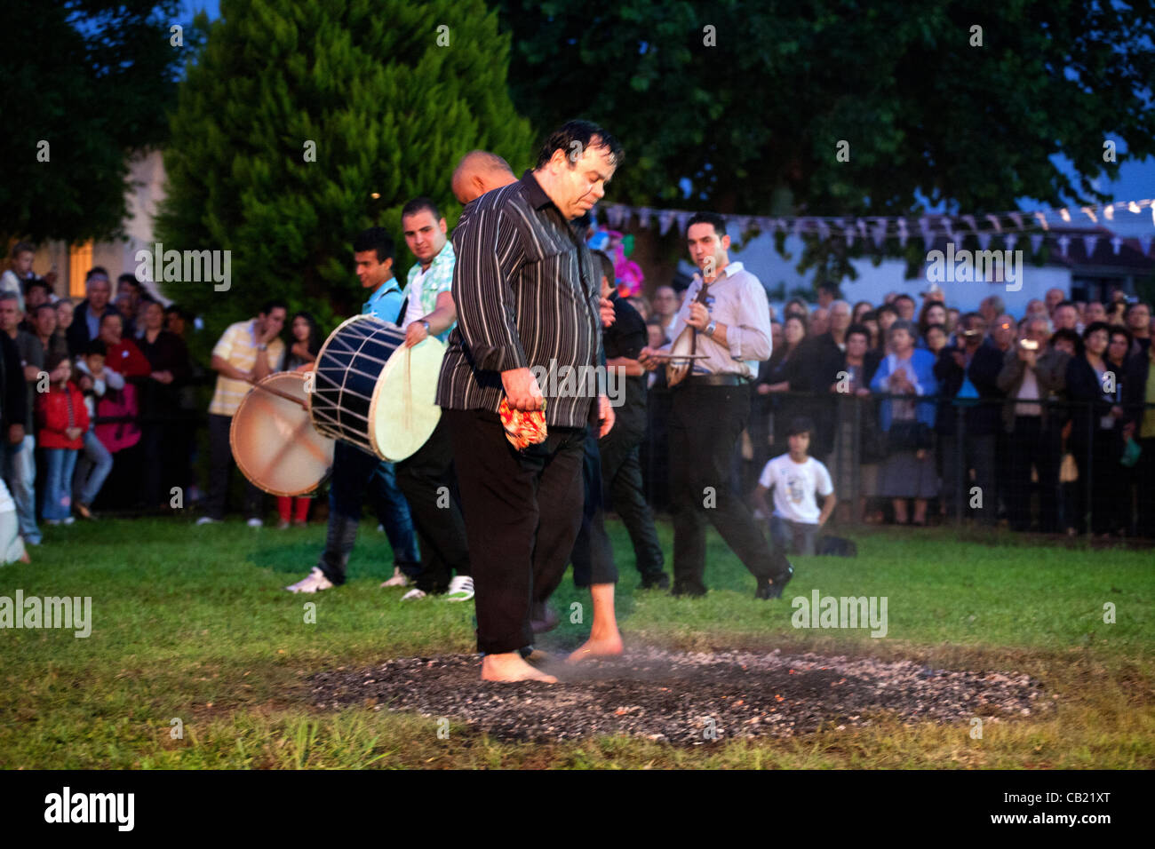 Anastenaria, is a traditional fire-walking ritual,in village called ...