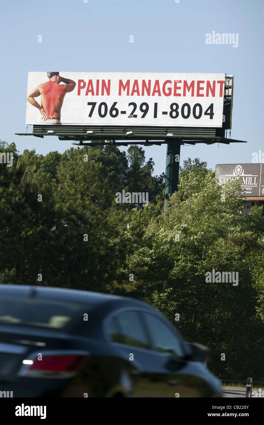 May 11, 2012 - Cartersville, GA - A large billboard along Interstate ...