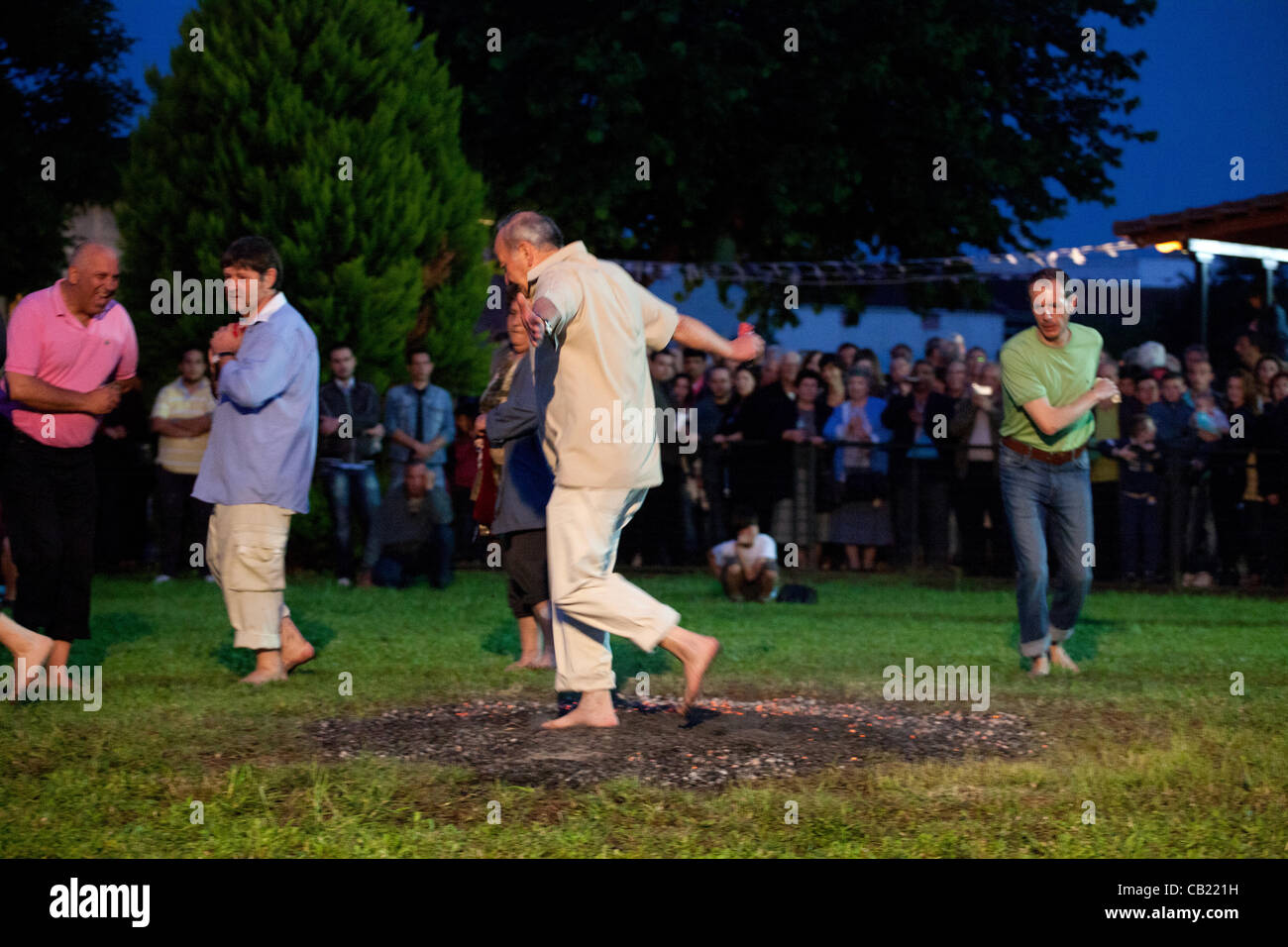 Anastenaria, is a traditional fire-walking ritual,in village called ...
