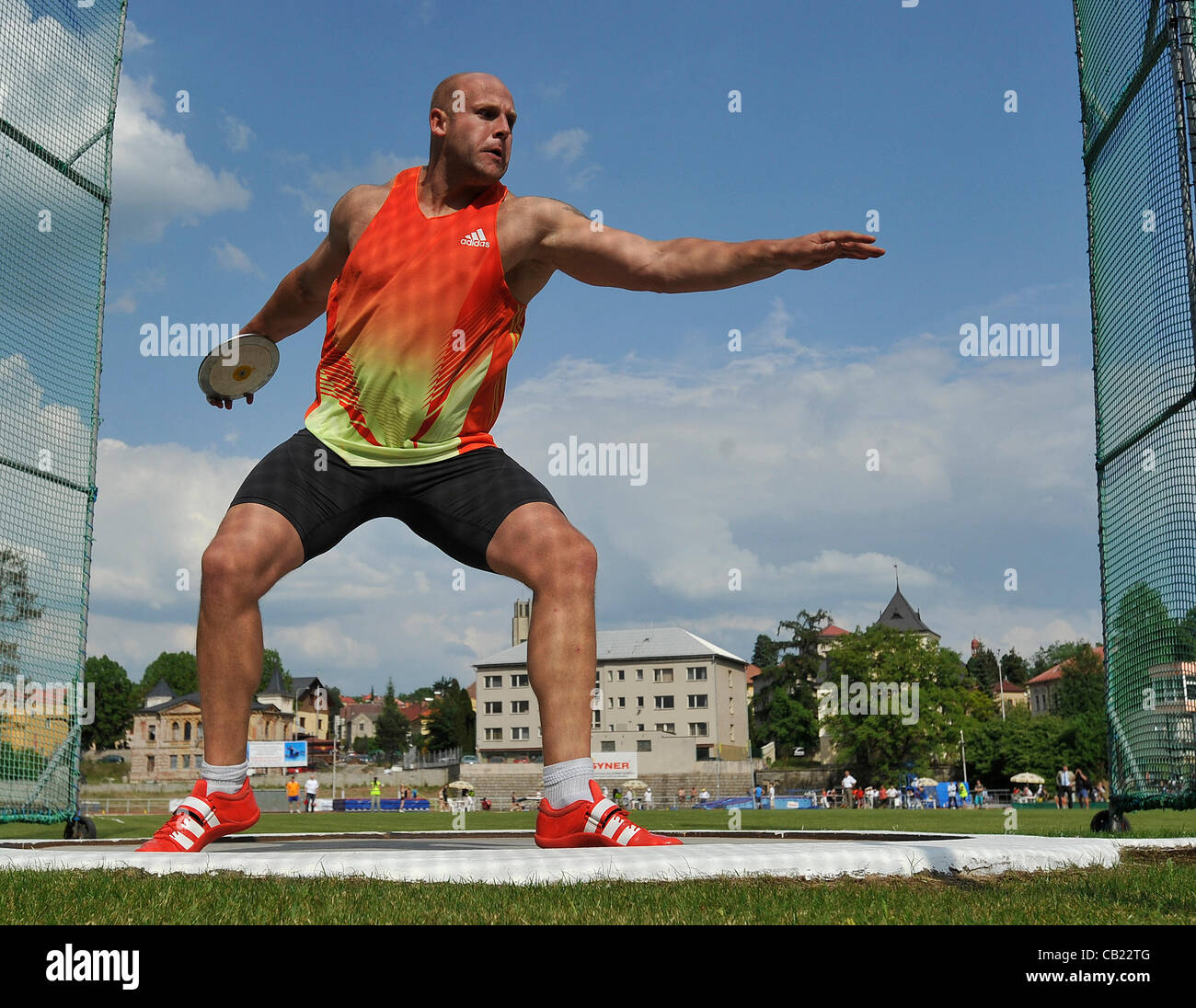 Polish Discus-thrower Piotr Malachovski won the second place at Ludvik ...