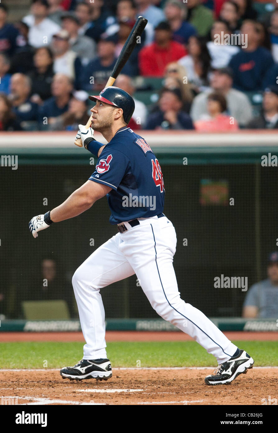 CLEVELAND, OH USA - MAY 22: Cleveland Indians designated hitter Travis ...