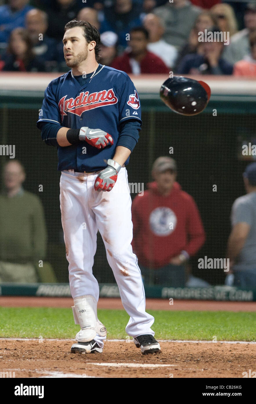 CLEVELAND, OH USA - MAY 22: Cleveland Indians second baseman Jason ...