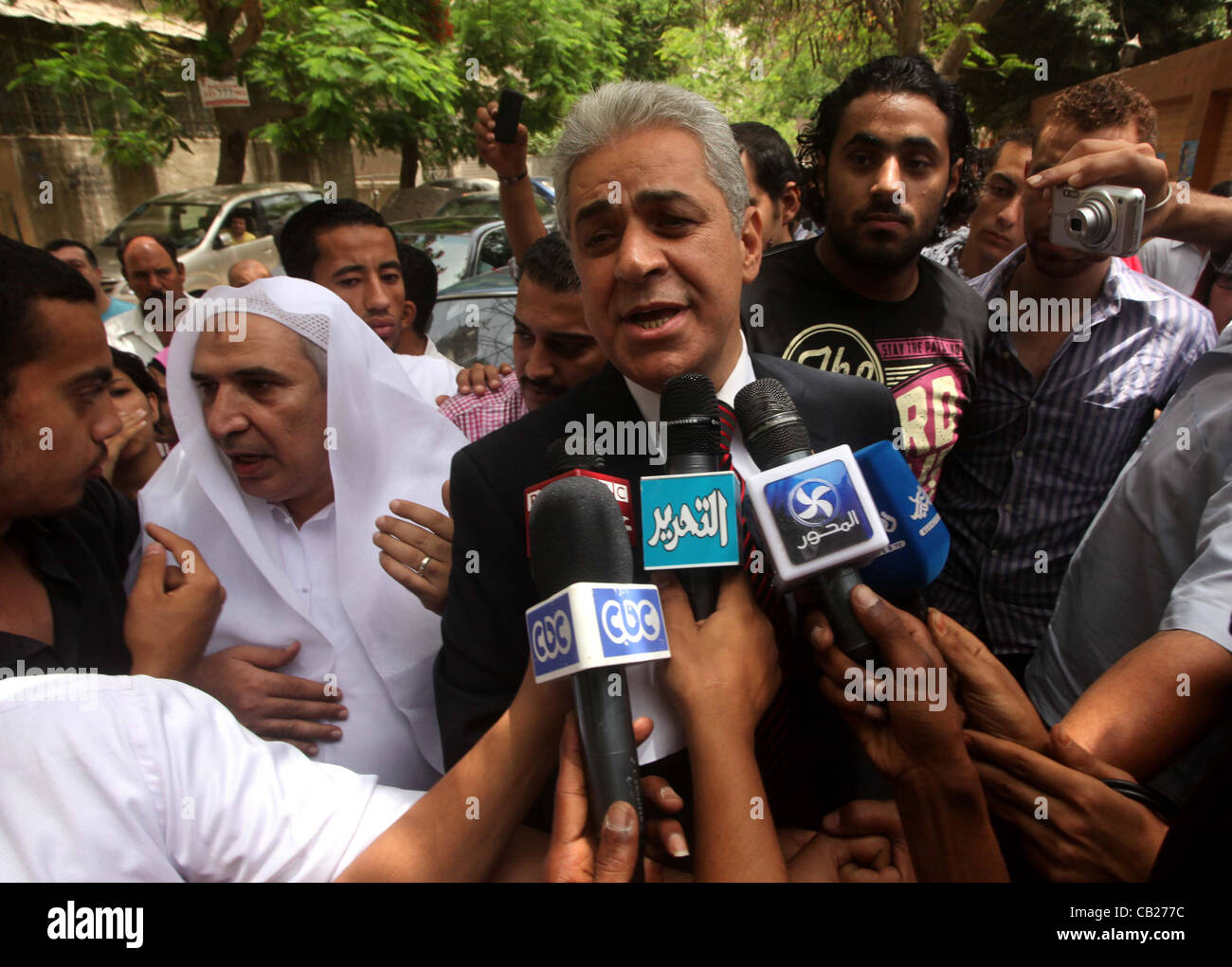 May 22, 2012 - Cairo, Cairo, Egypt - Egyptian presidential candidate ...