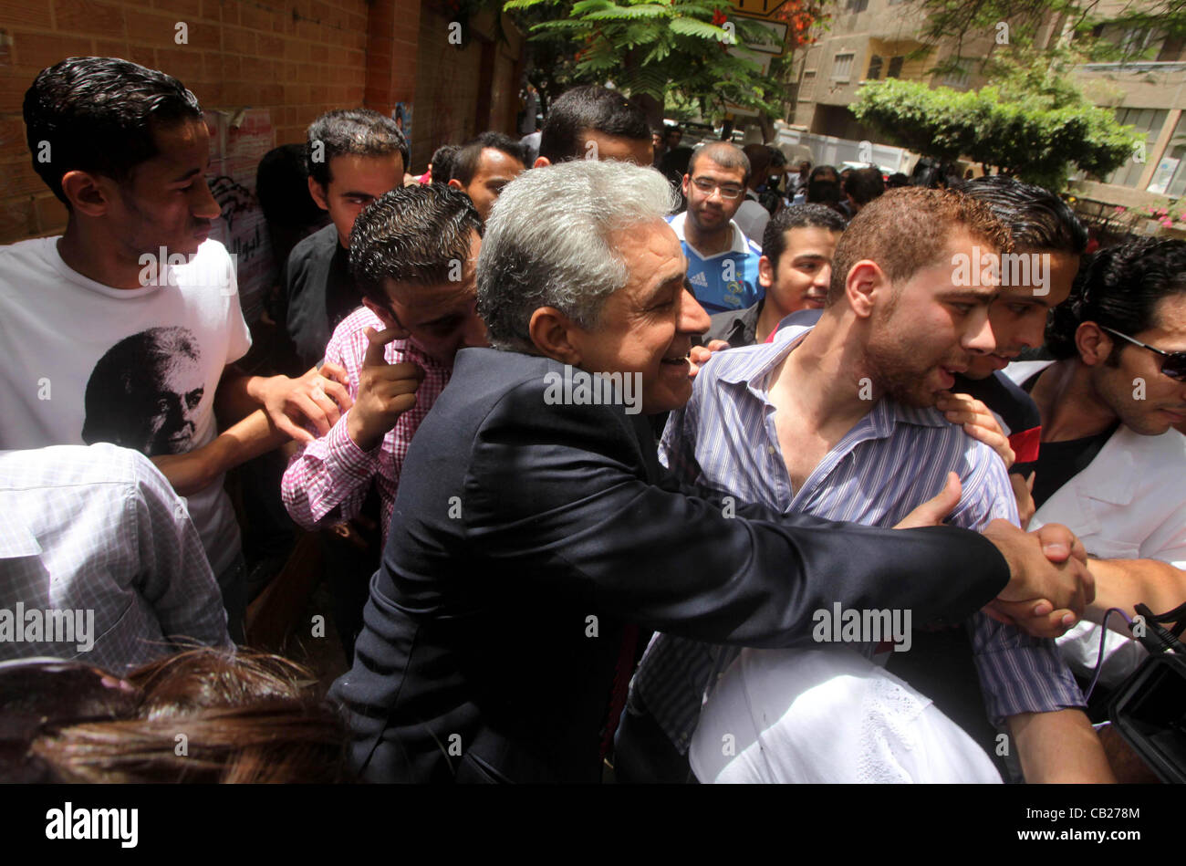 May 23, 2012 - Cairo, Cairo, Egypt - Egyptian presidential candidate ...