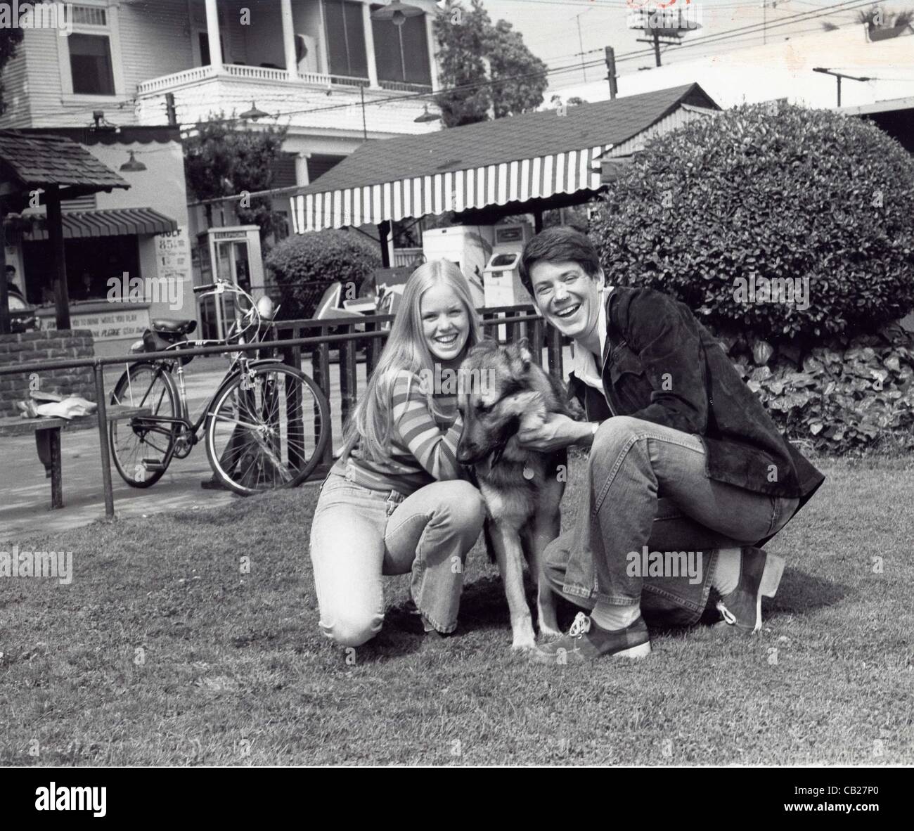 ANSON WILLIAMS with friend Stephanie Steele.(Credit Image: Â© Tony ...