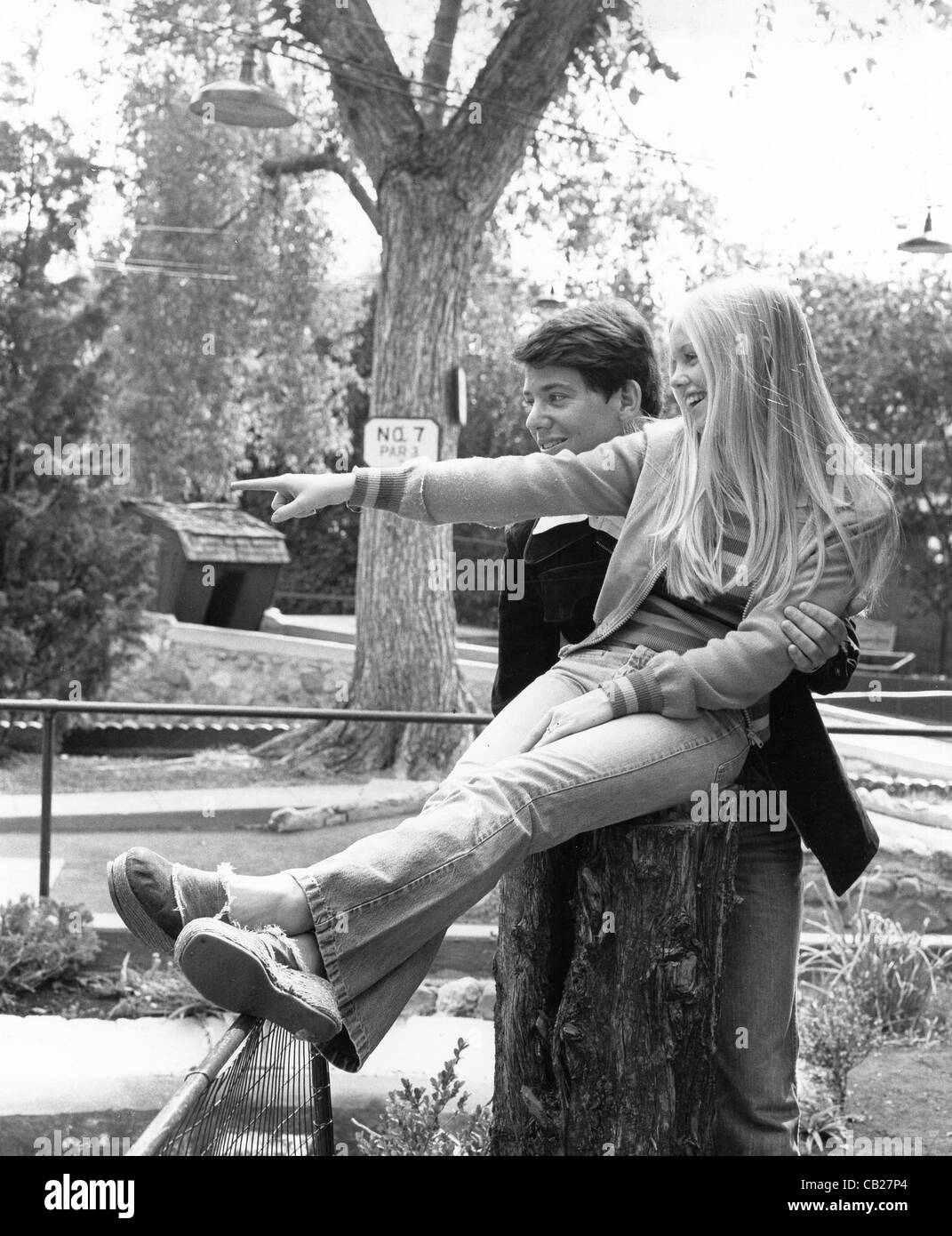 ANSON WILLIAMS with friend Stephanie Steele.(Credit Image: Â© Tony ...