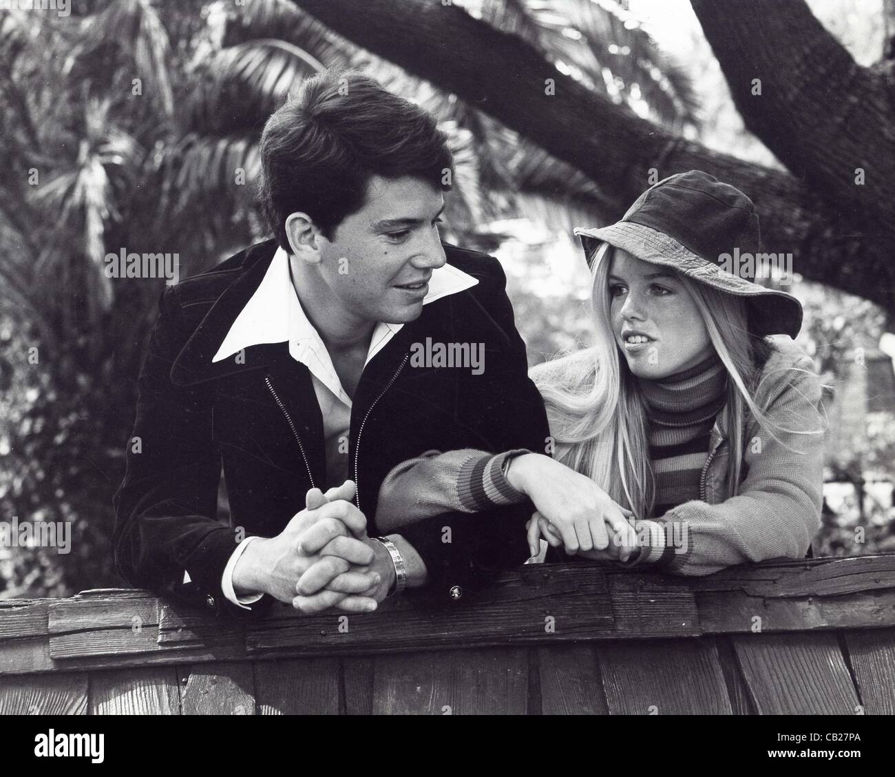 ANSON WILLIAMS with friend Stephanie Steele.(Credit Image: Â© Tony Bowen/Globe Photos/ZUMAPRESS ...