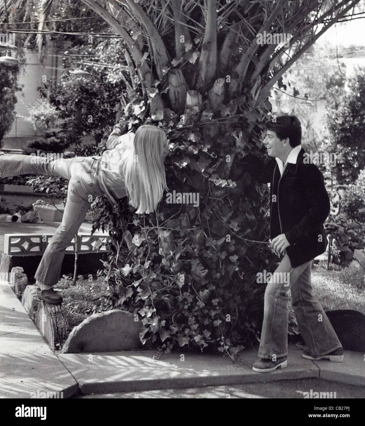 ANSON WILLIAMS with friend Stephanie Steele.(Credit Image: Â© Tony ...