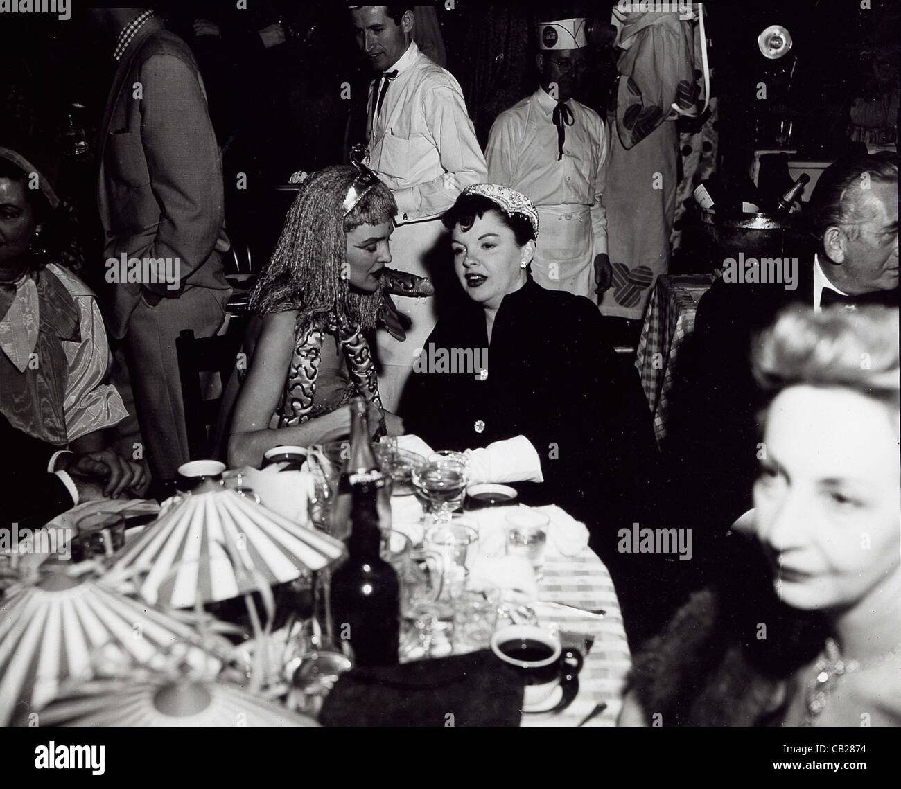 Judy Garland with Mrs. Edgar Bergen.Supplied by Photos inc.(Credit ...