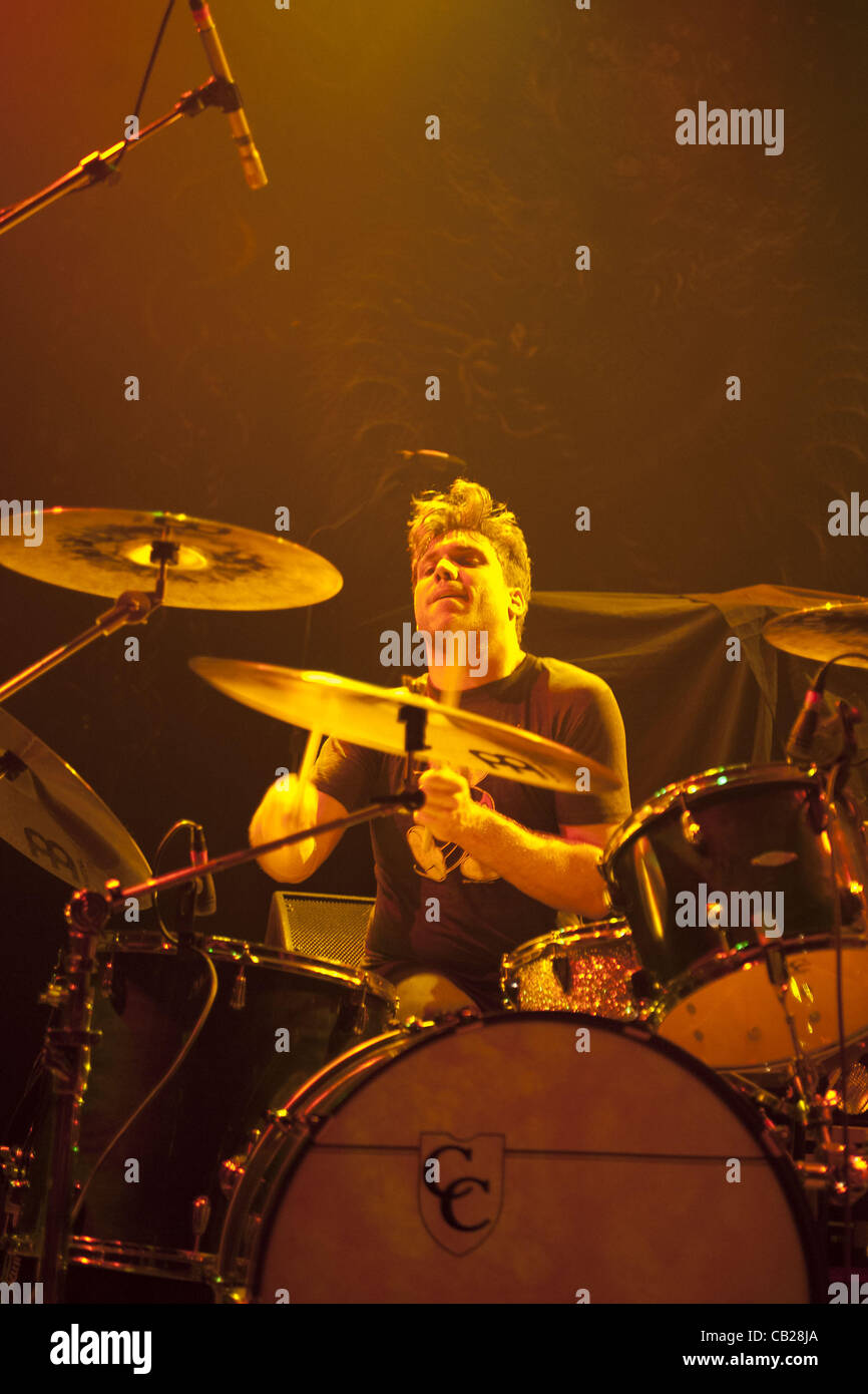 May 15, 2012 - Allen Blickle, drummer of the metal band Baroness ...