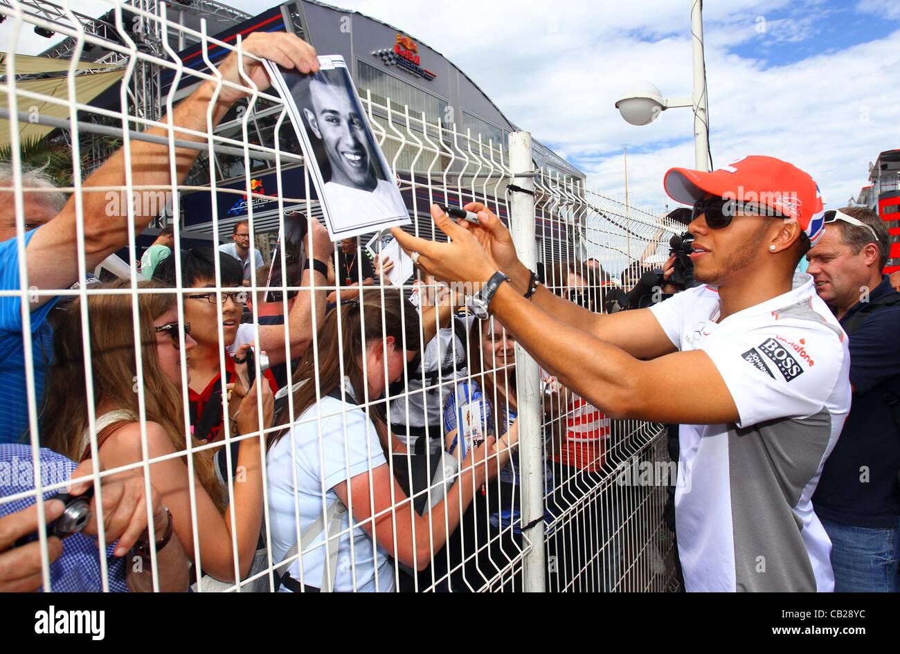23.05.2012. Monte Carlo, Monaco. British Formula One driver Lewis ...