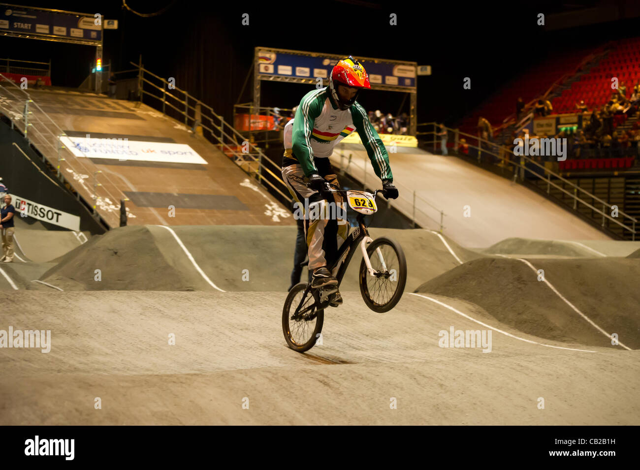 23.05.2012 Birmingham, England. Bolivia training during the UCI BMX ...