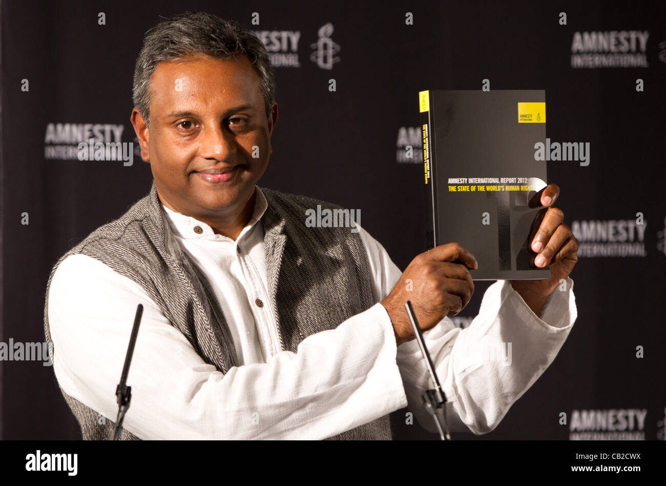 23/05/ 2012. Amnesty International House, London, UK. Salil Shetty ...