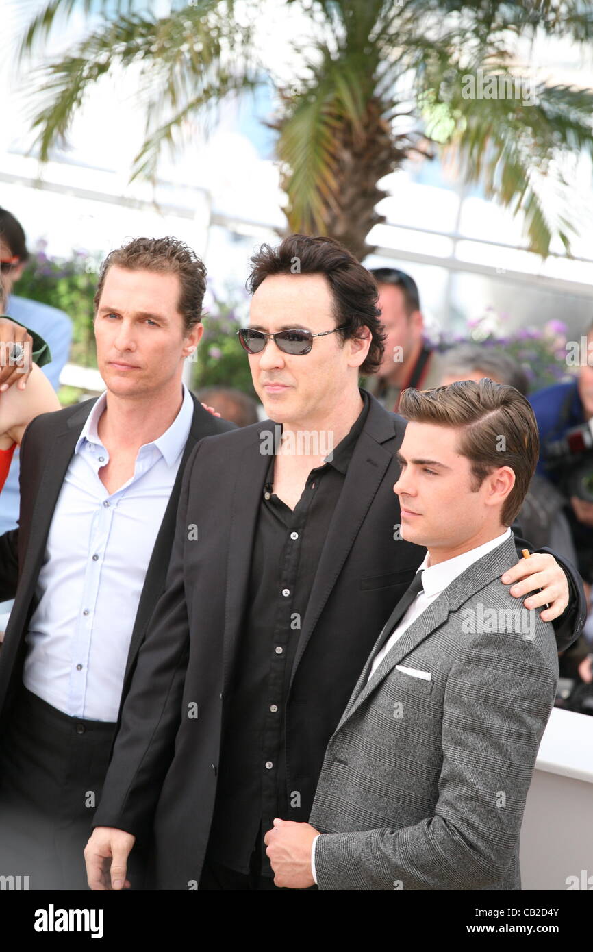Matthew Mcconaughey,John Cusack, Zac Efron, at The Paperboy photocall ...