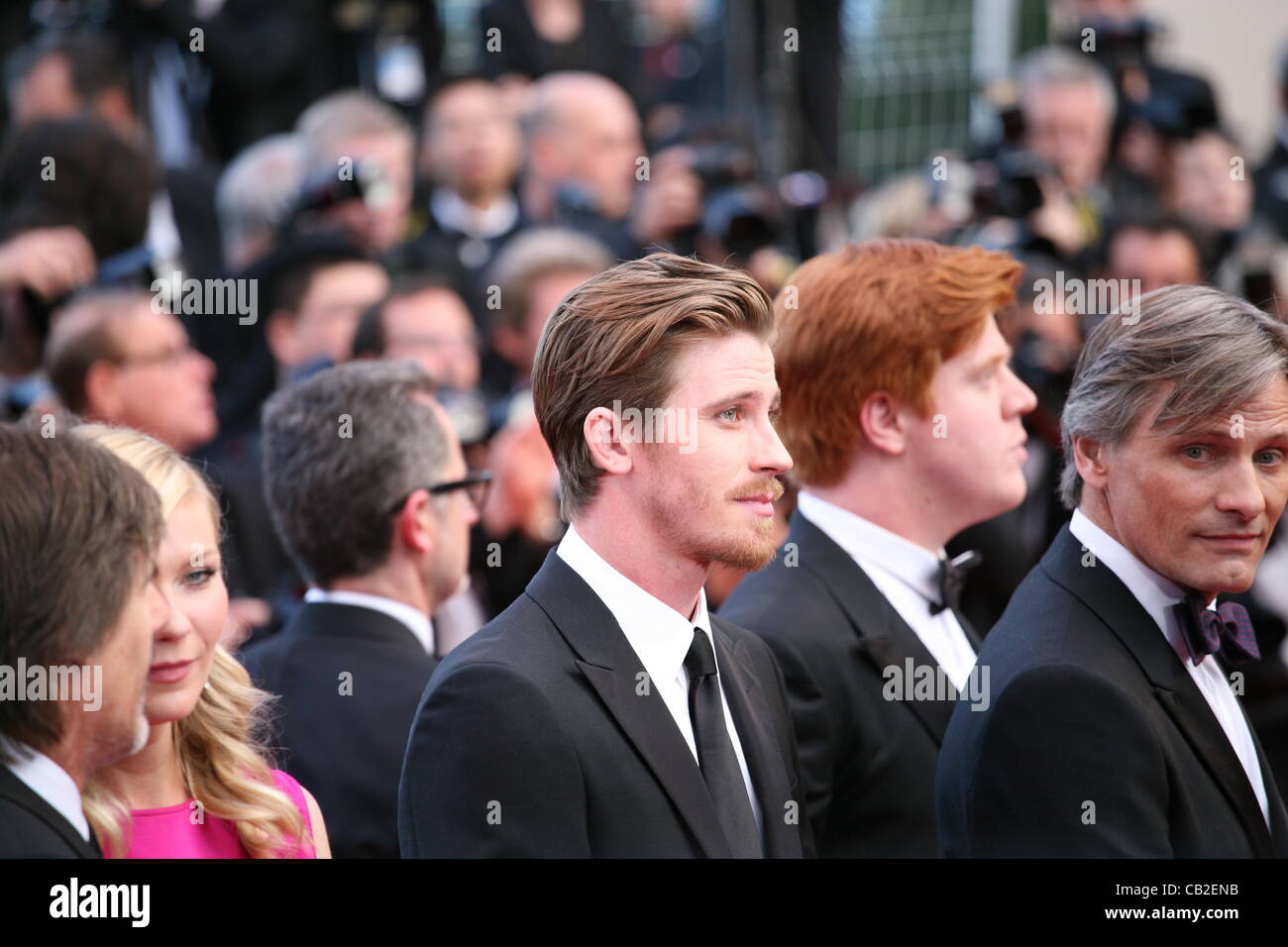 Kirsten Dunst, Garret Hedlund, Danny Morgan, Viggo Mortensen, at the On ...