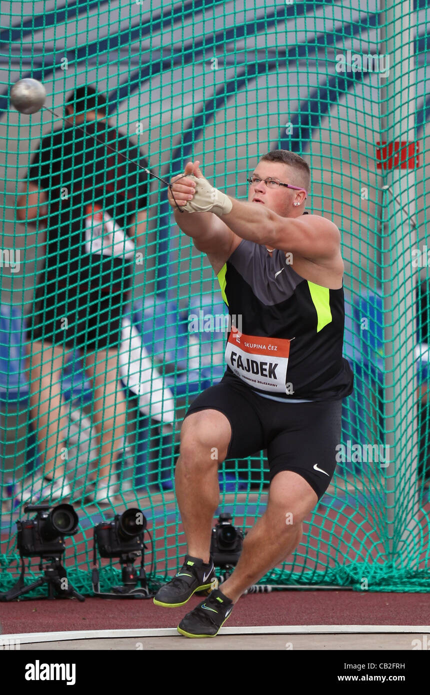 Polish hammer thrower Pawel Fajdek pictured during Golden Spike ...