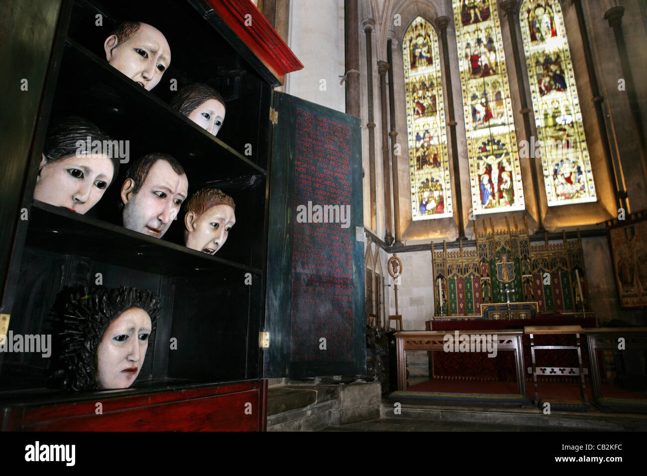 25/05/2012.Memoria Roubada by sculptor Ana Maria Pacheco goes on ...