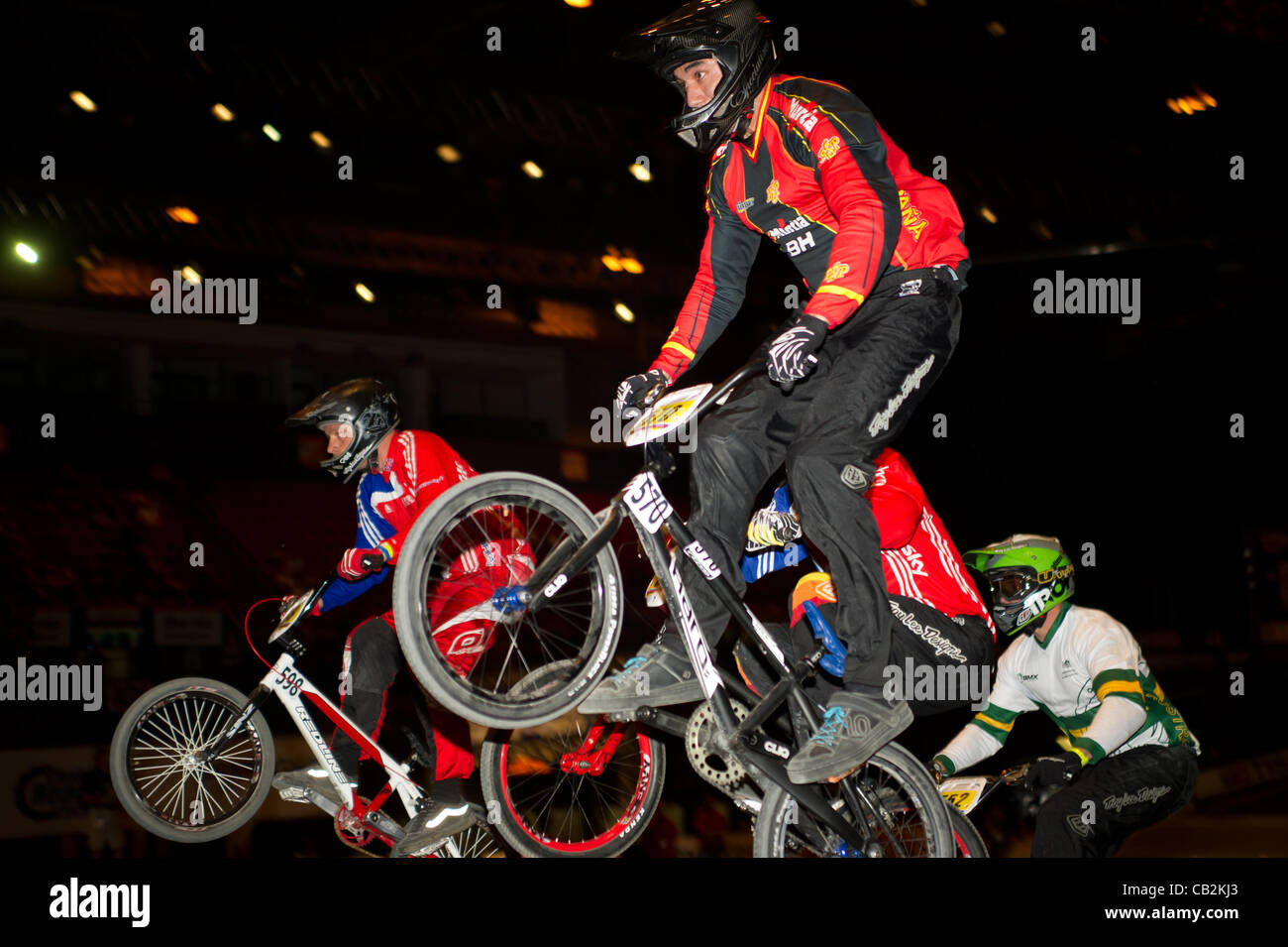 25.05.2012. England, Birmingham, National Indoor Arena. Cesar COLLADO HERR in action for Spain ...