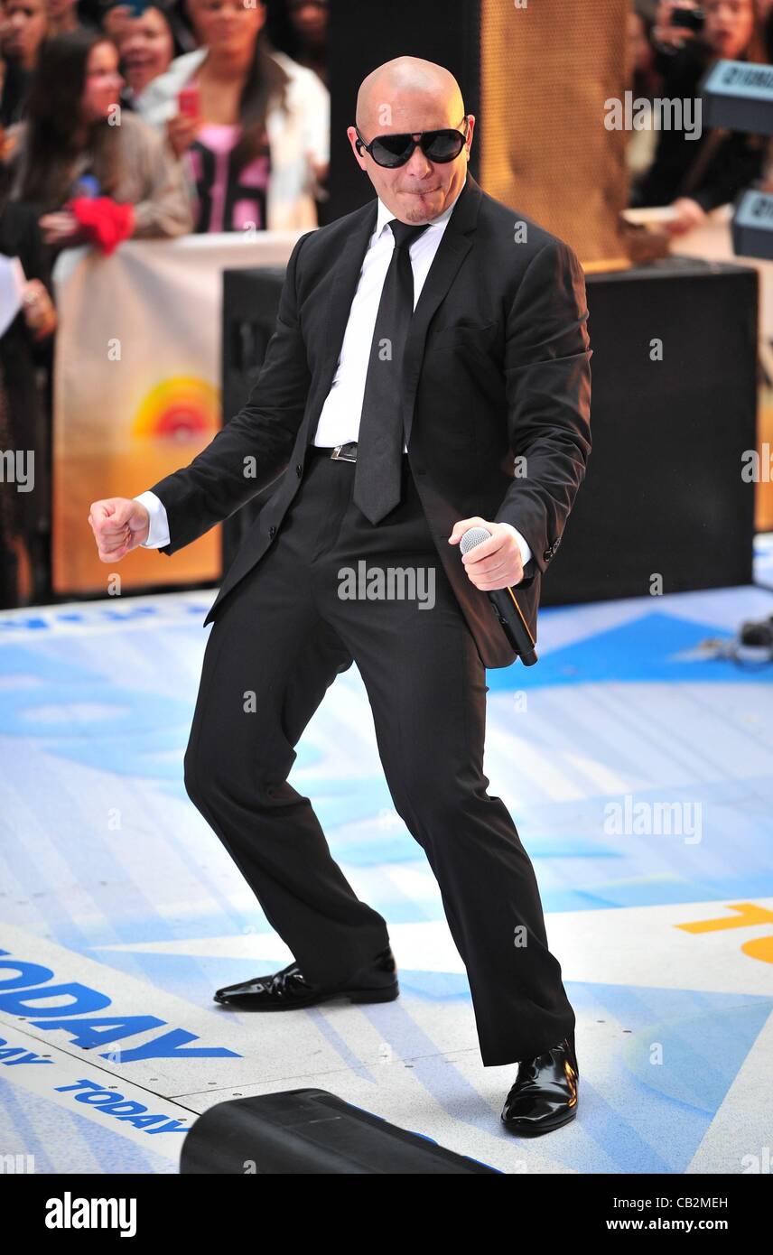 Pitbull on stage for NBC Today Show Summer Concert Series with Pitbull ...