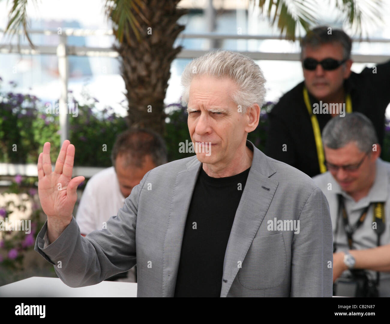 Director David Cronenberg at the Cosmopolis photocall at the 65th ...