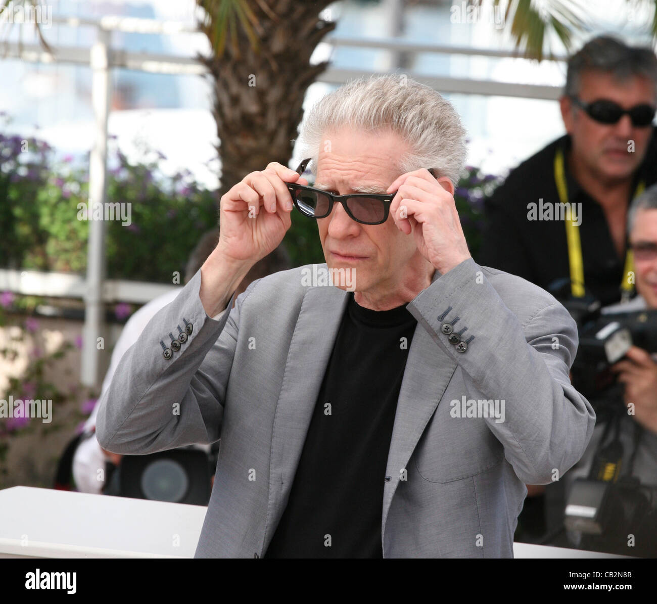 Director David Cronenberg at the Cosmopolis photocall at the 65th ...