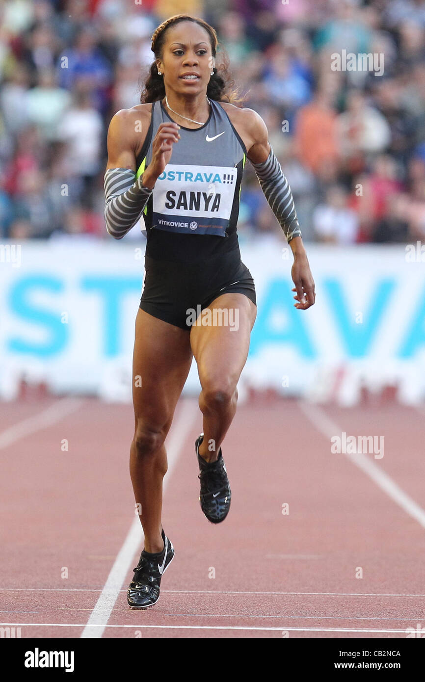 Athlete Sanya Richards-Ross (USA) pictured during Golden Spike Athletic ...