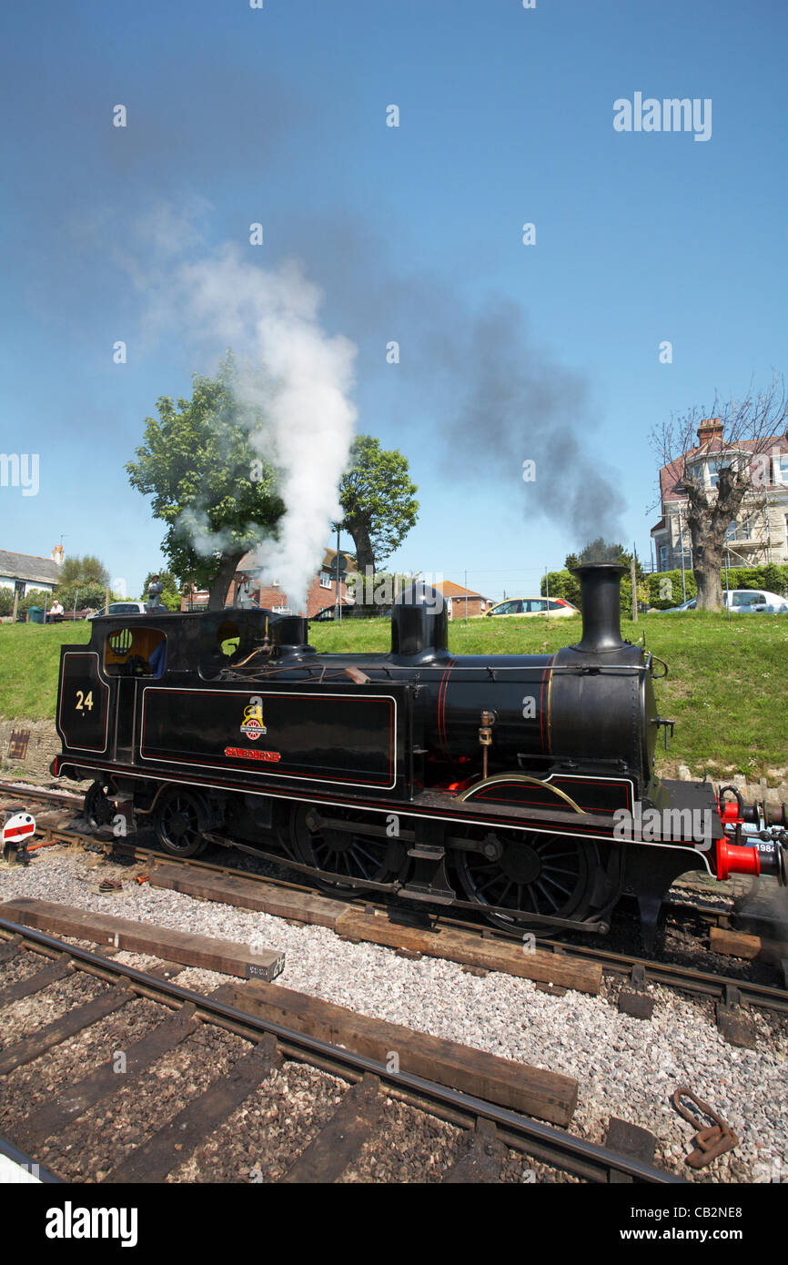 Swanage, Dorset, UK Friday 25 May 2012. 'Calbourne' hauls nostalgic ...